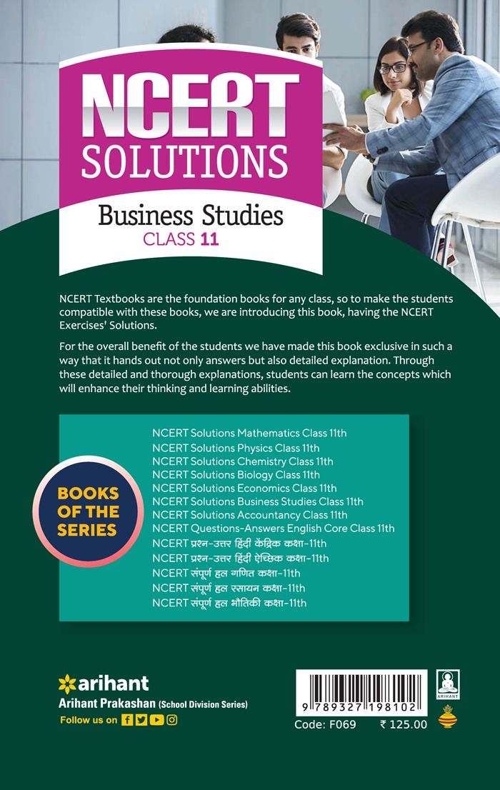 NCERT Solutions Business Studies Class 11th